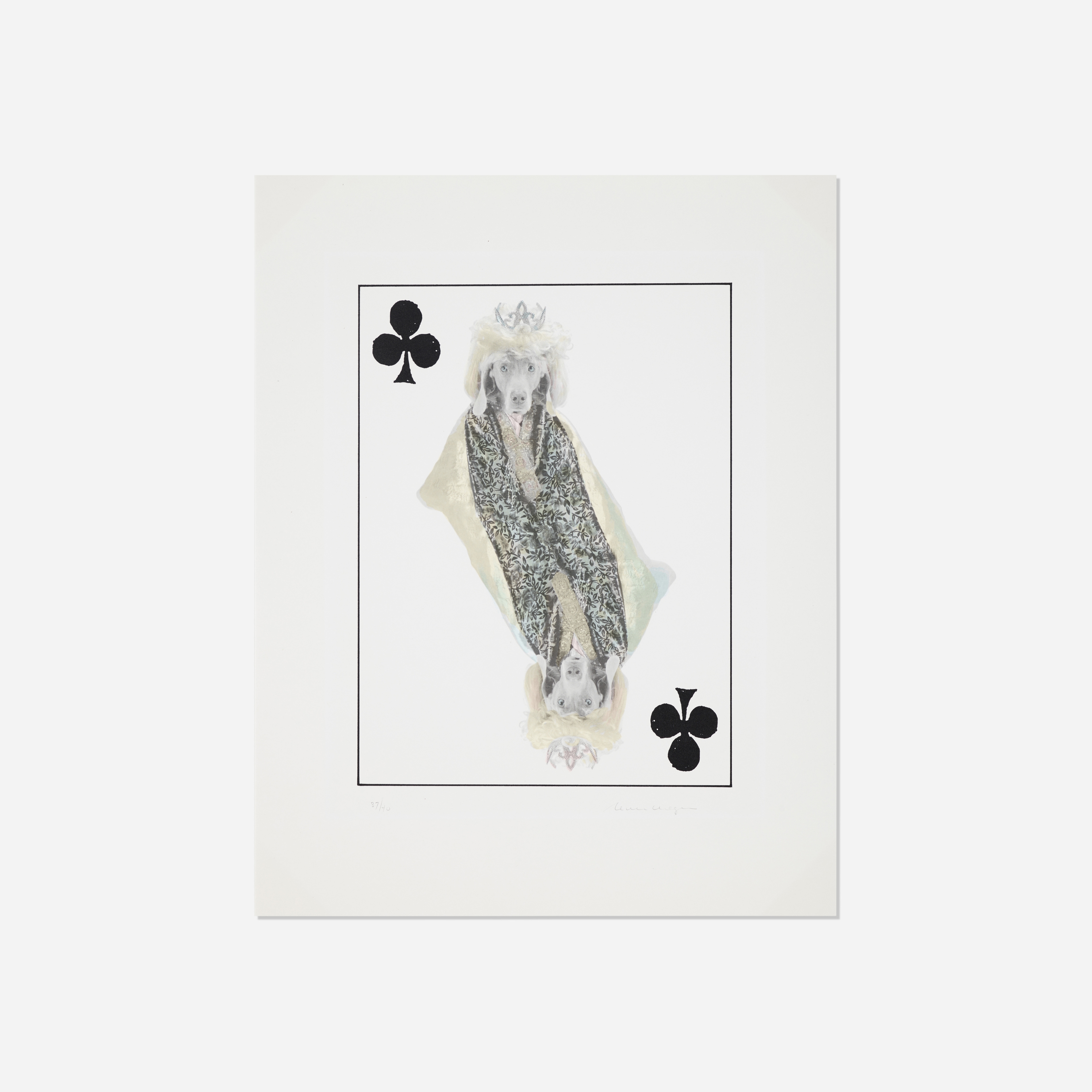 William Wegman | Royal Flush Queen (1998) | MutualArt