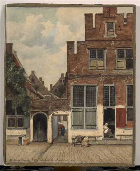 Jean-Achille Benouville | La ruelle, d'après Johannes Vermeer (1885 ...