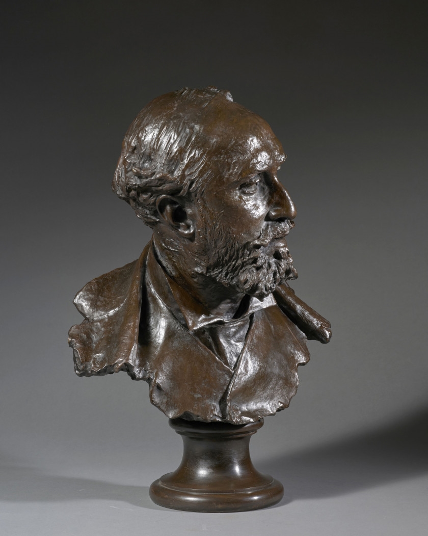 Vincenzo Gemito | Portrait en buste du chanteur lyrique Jean | MutualArt