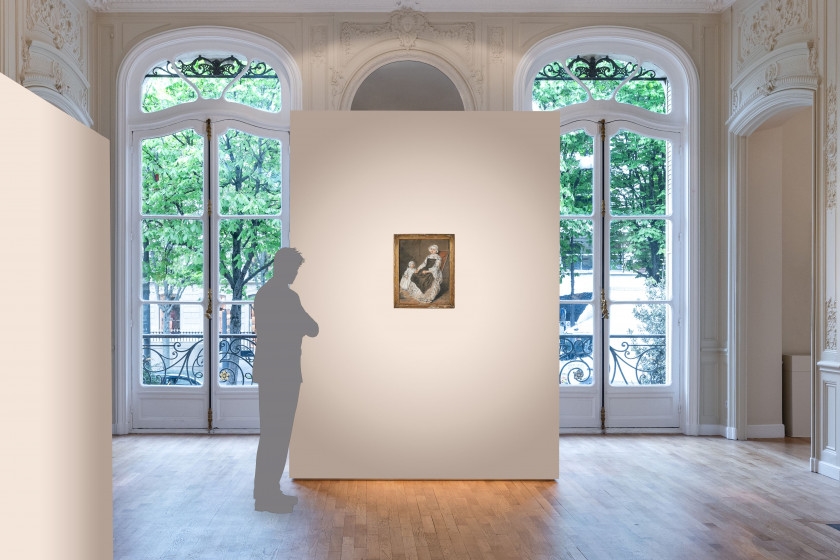 Antoine Lebel | Jeune fille et sa gouvernante (1705) | MutualArt