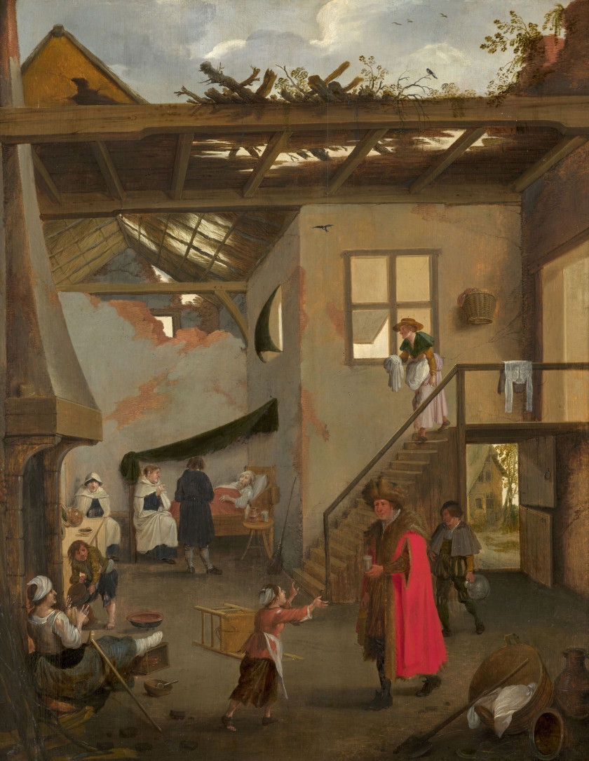 Cornelis Van Dalem | La visite au malade | MutualArt