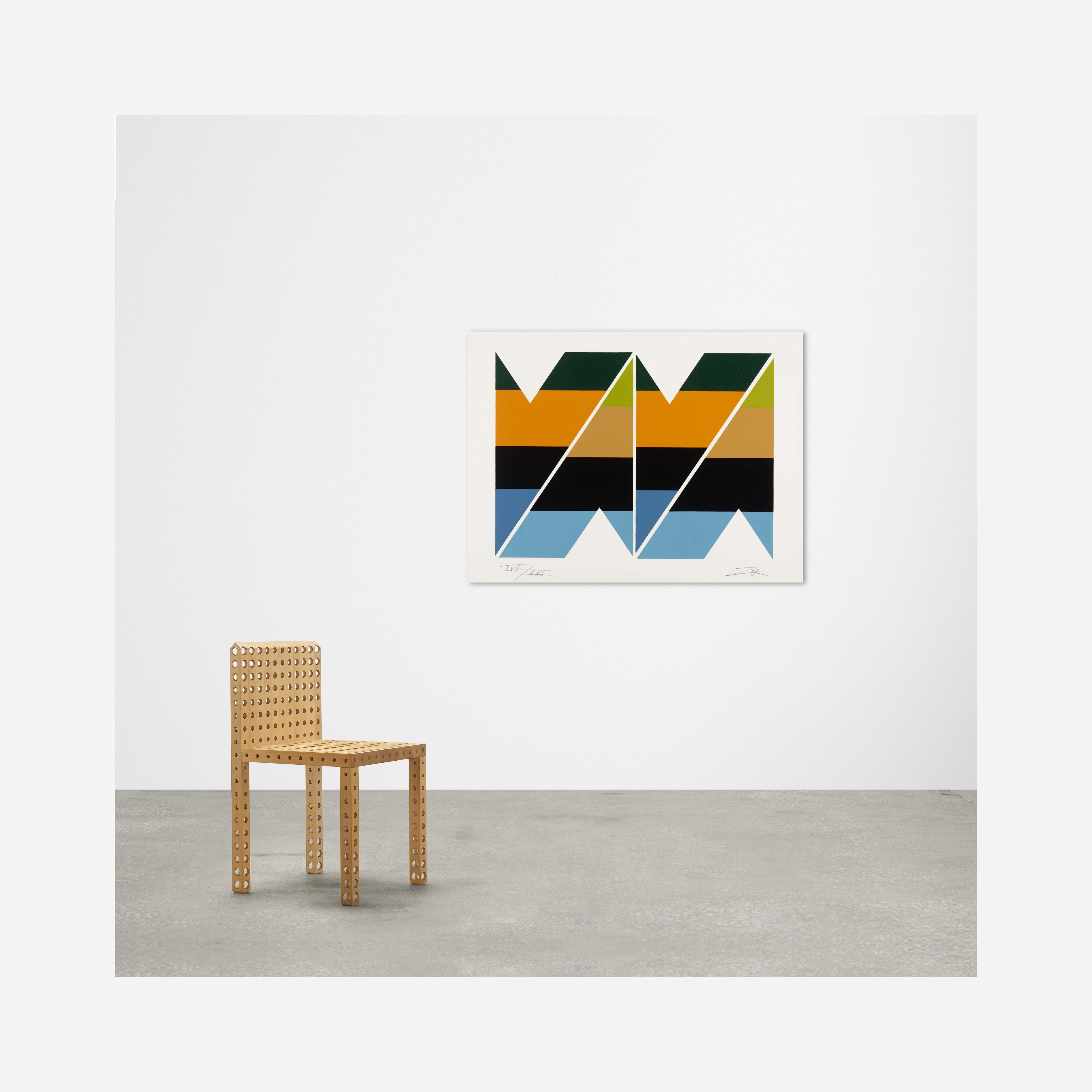 Larry Zox | Scissors Jack I (1978) | MutualArt