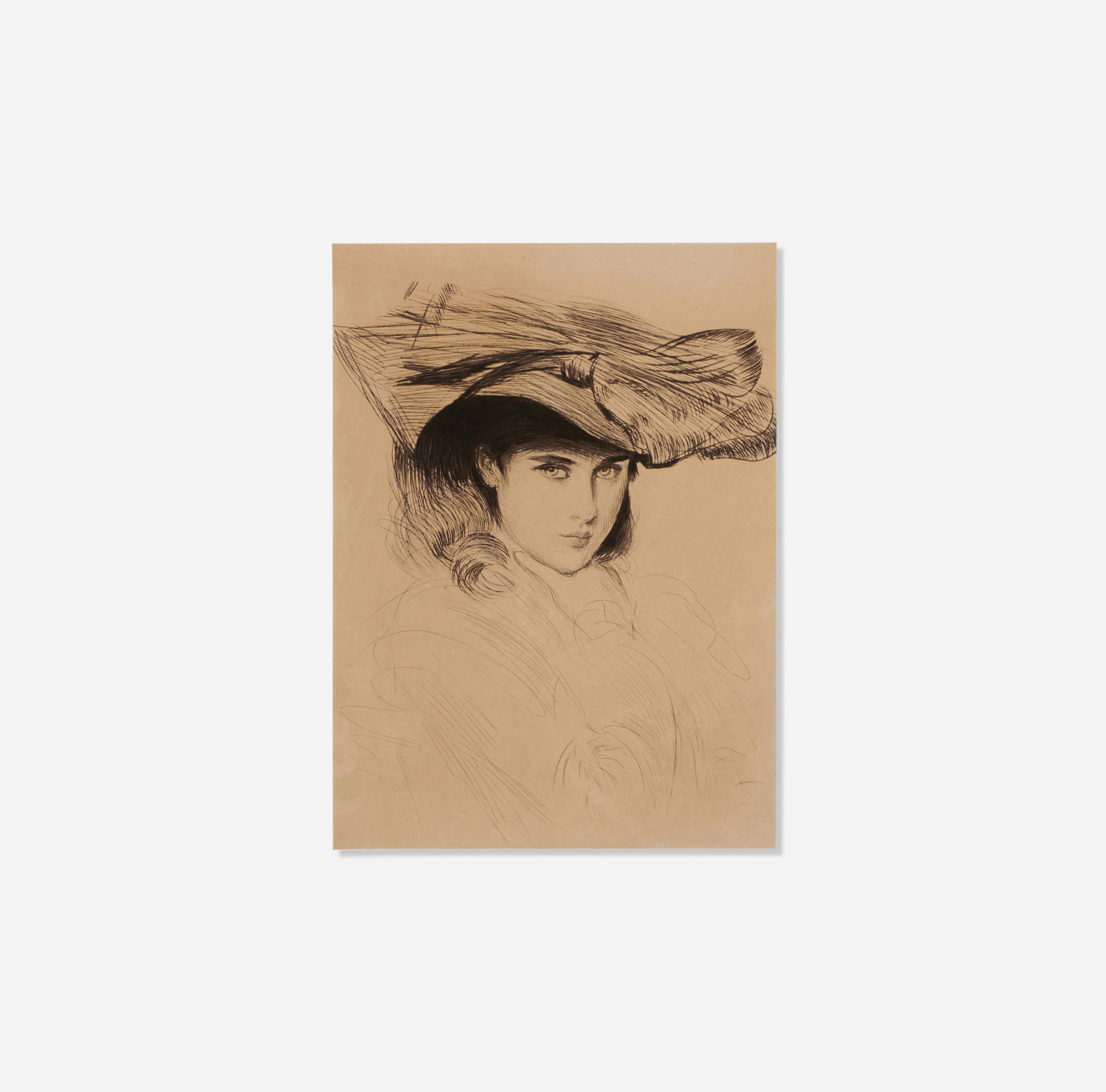 Paul César Helleu | Portrait of Ellen Helleu (Artist's Daughter) (Circa ...