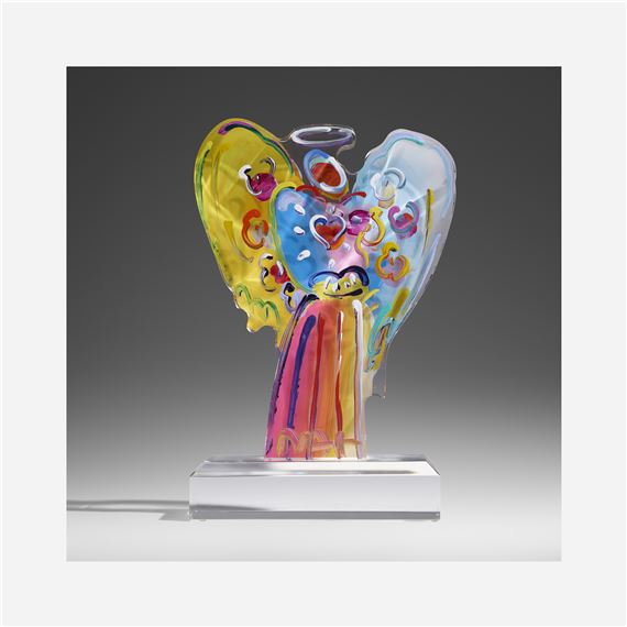 Peter Max | Angel with Heart (Version III) (2015) | MutualArt