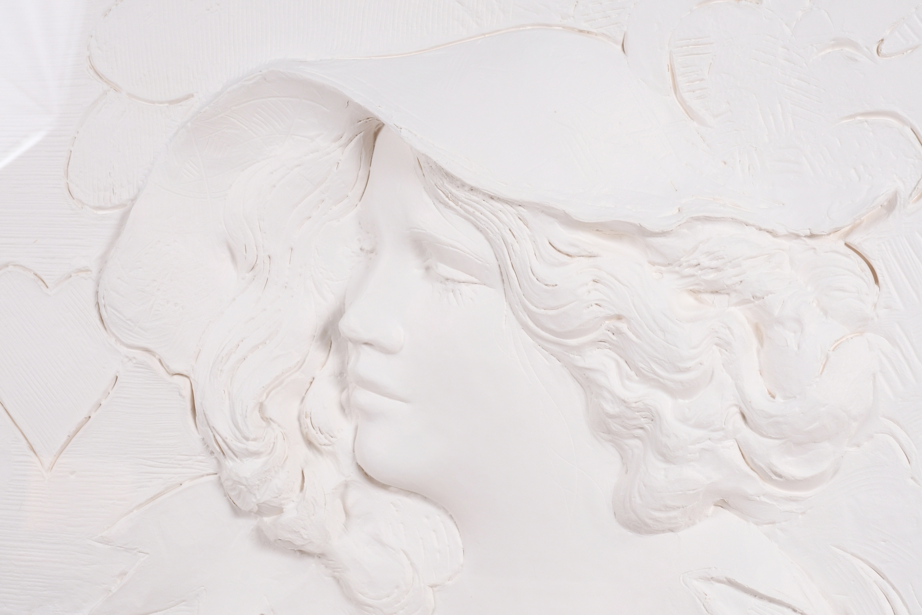 Frank Gallo | Huge Cast Paper Relief Sculpture entitled ''Actress ...
