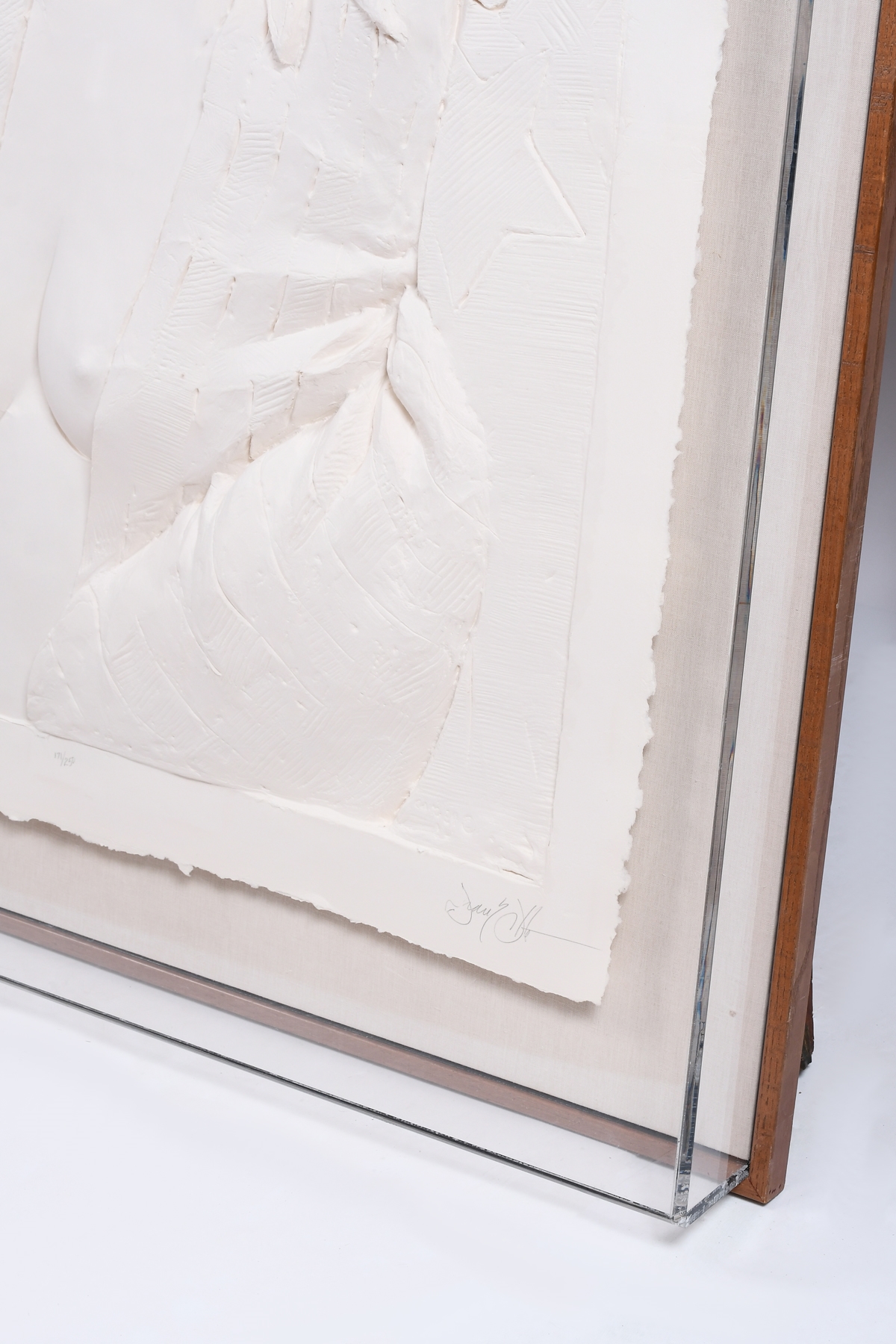 Frank Gallo | Huge Cast Paper Relief Sculpture entitled ''Actress ...