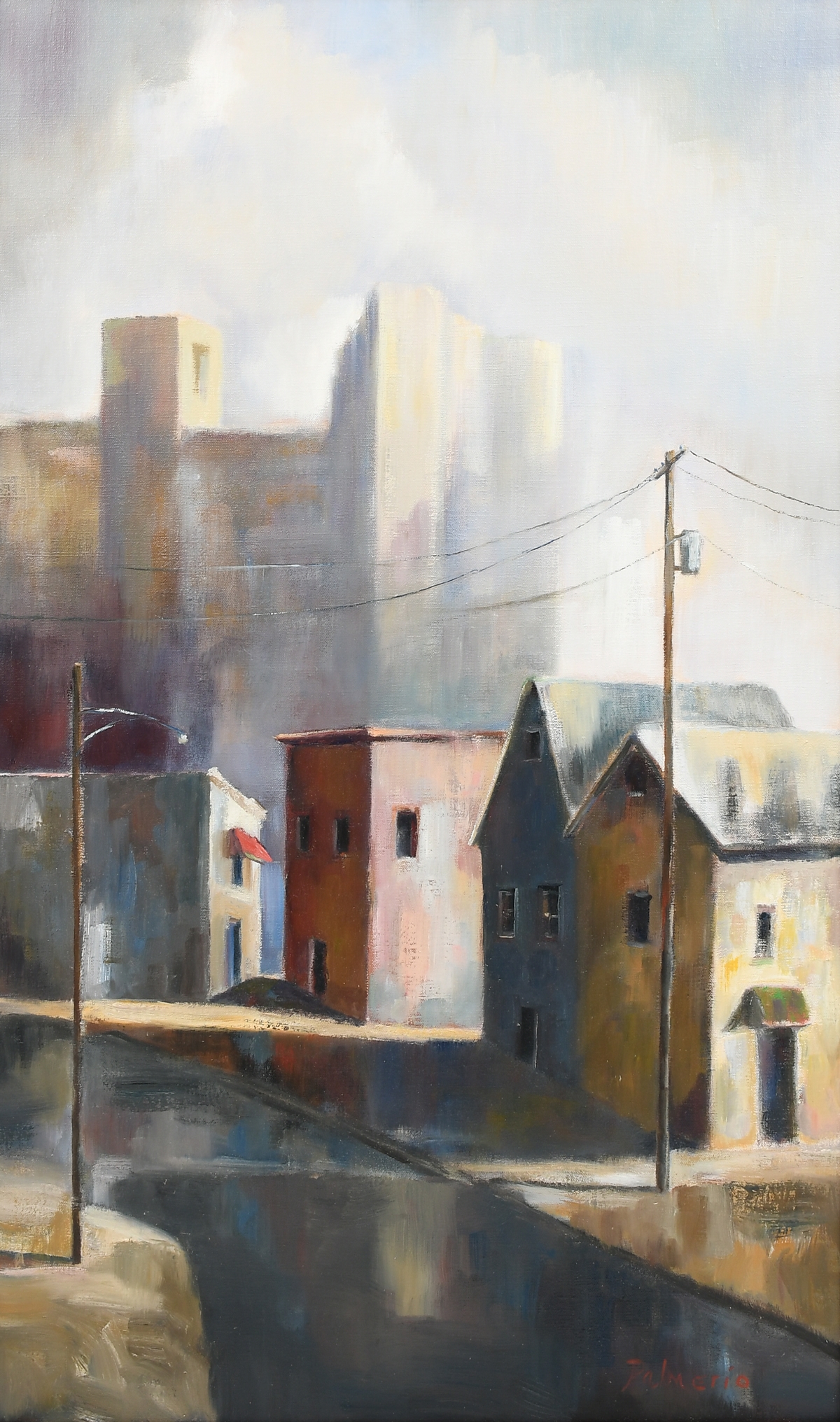 Joe Palmerio | Modernist City Scene | MutualArt