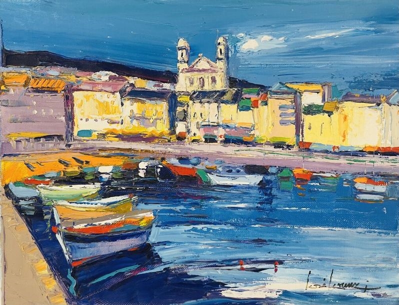 Lorenzi José | The old port of Bastia from the quay Albert Gillio ...