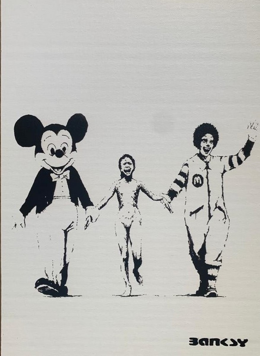 Banksy | Mickey and Ronald | MutualArt