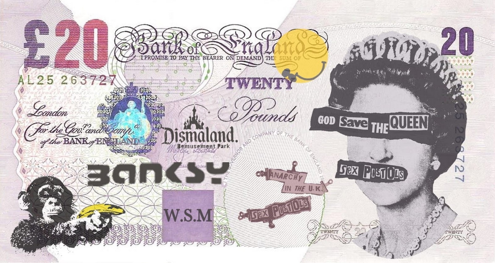 Banksy | Monkey Queen (2015) | MutualArt