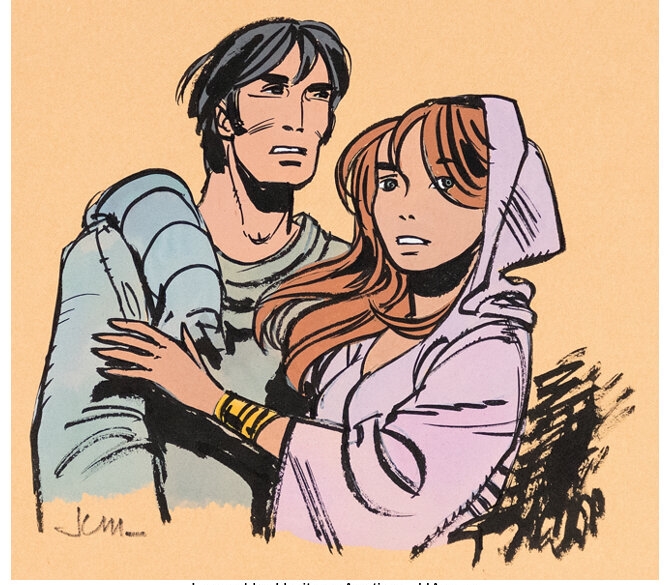 Jean-Claude Mezieres | Valerian and Laureline Illustration | MutualArt