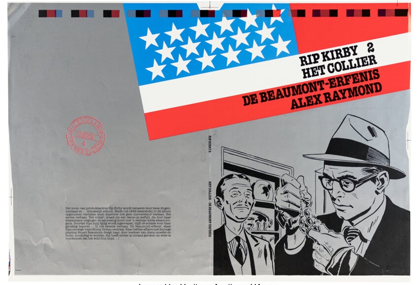 Alex Raymond | Rip Kirby Mounting Cover | MutualArt