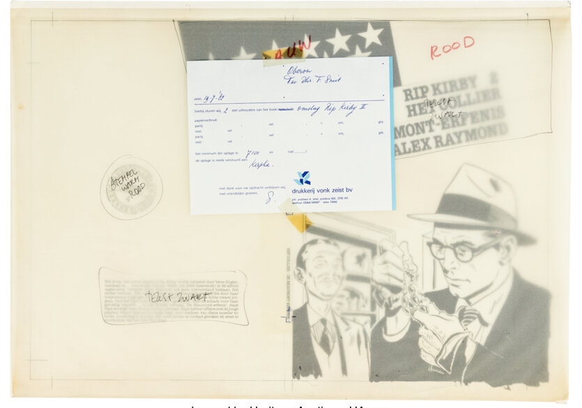 Alex Raymond | Rip Kirby Mounting Cover | MutualArt