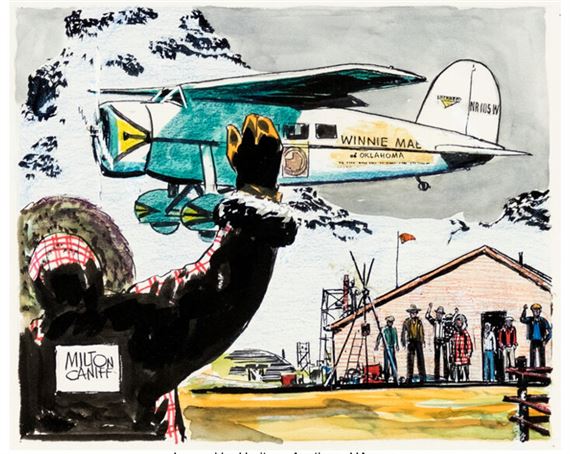 Milton Caniff | Winnie Mae Illustration | MutualArt