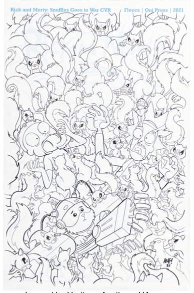 Tony Fleecs | Rick and Morty Presents: Snuffles Goes to War #1 Oni ...