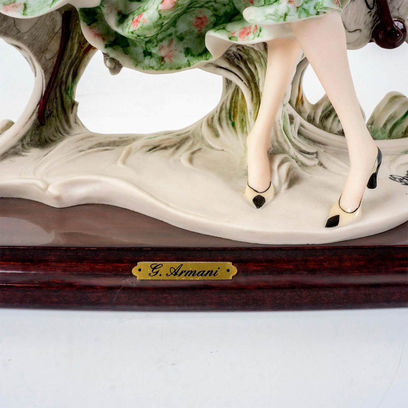 Giuseppe Armani | Lady in Dress With Bike | MutualArt