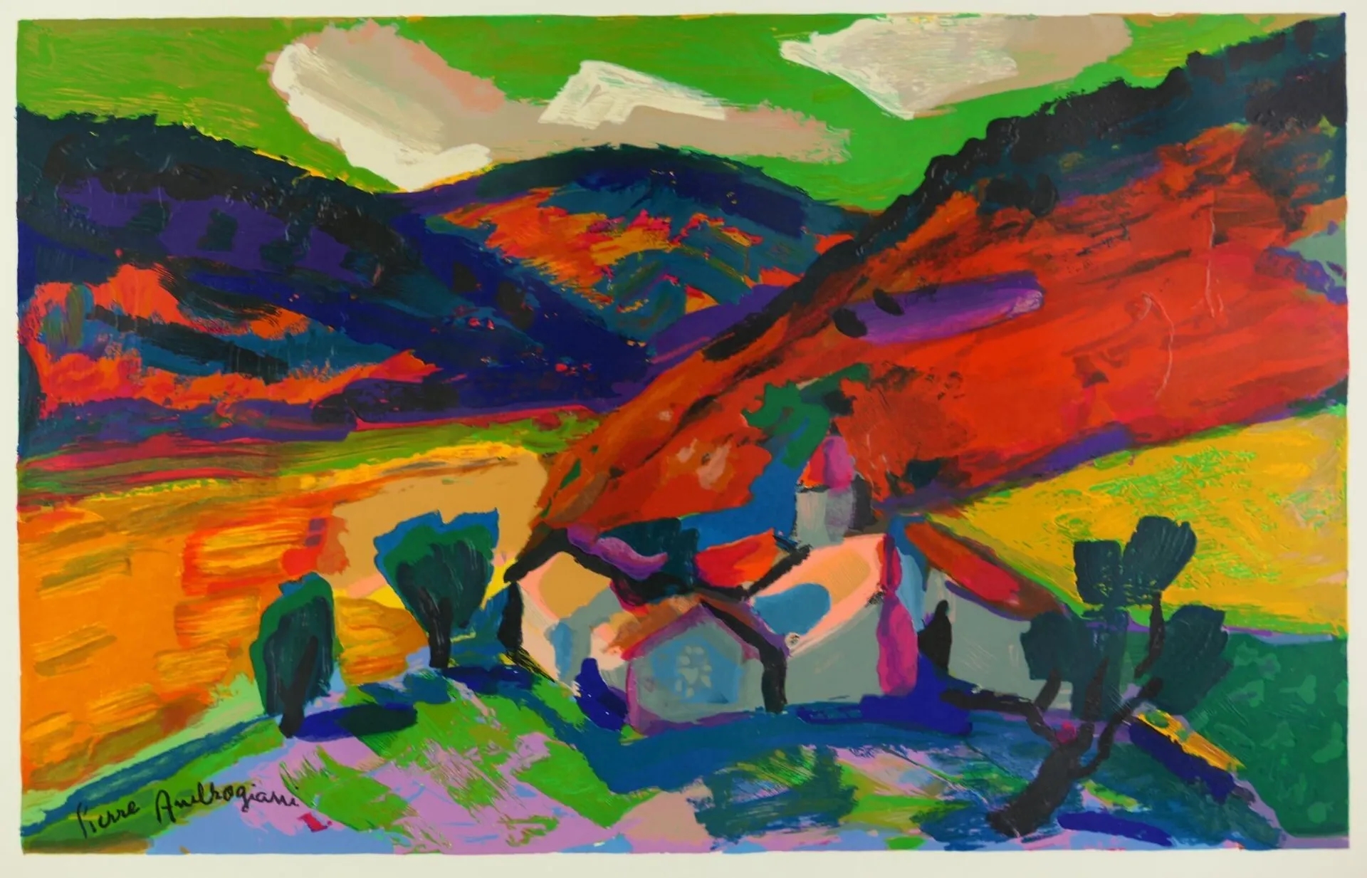 Pierre Ambrogiani | Paysage de Sault | MutualArt