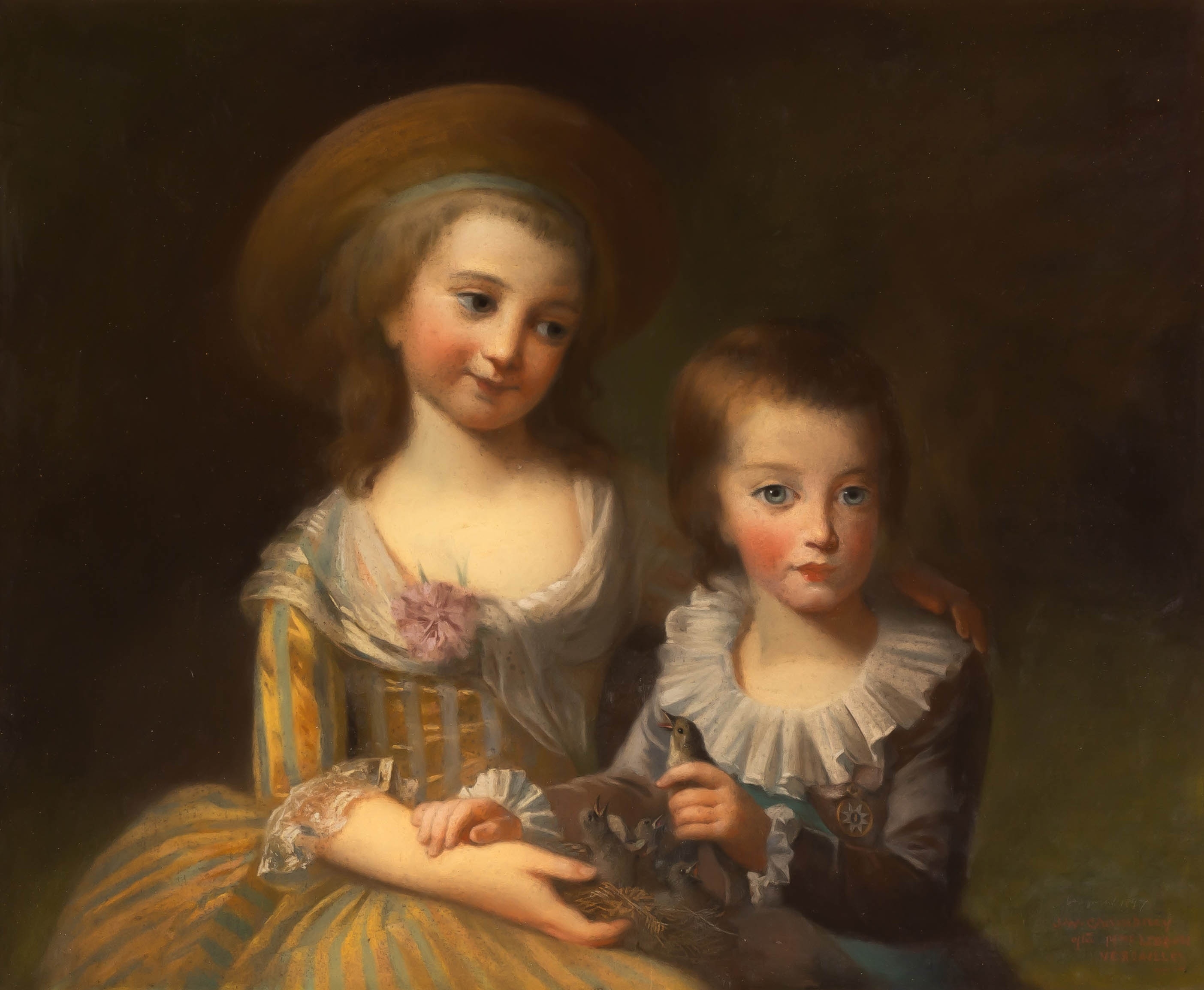 James Wells Champney | Portrait of Madame Royale and Louis Joseph ...