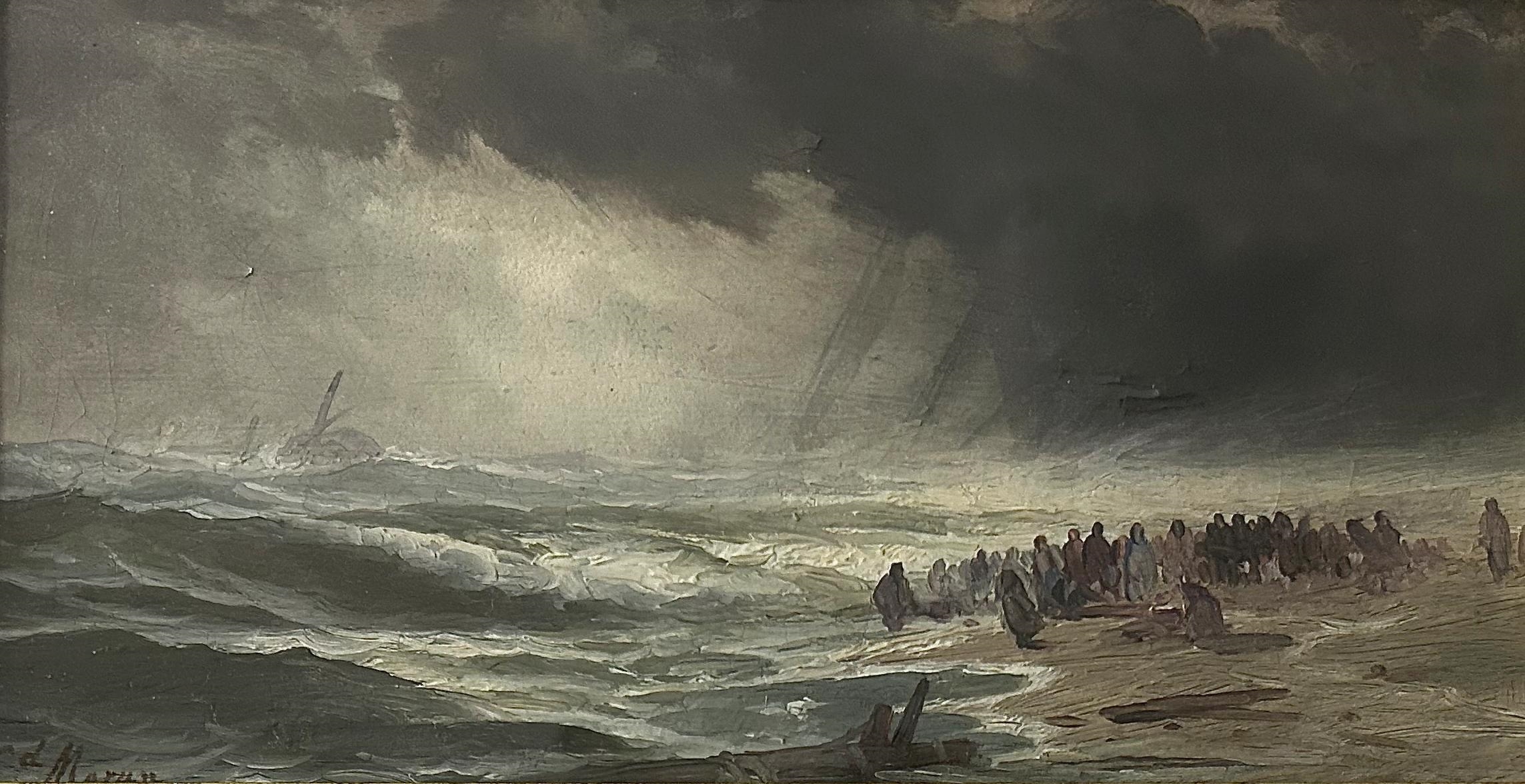 Edward Moran | EDWARD MORAN (1829-1901) Storm | MutualArt