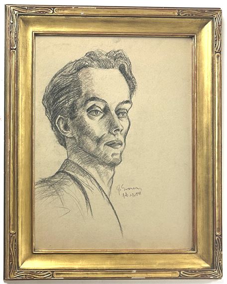 George Swanson | GEORGE SWANSON (1908-1968) Male Portrait (1941 ...