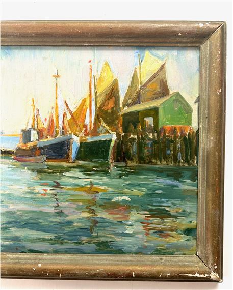 Albert Edel | ALBERT EDEL (1890-1961) Provincetown (1932) | MutualArt