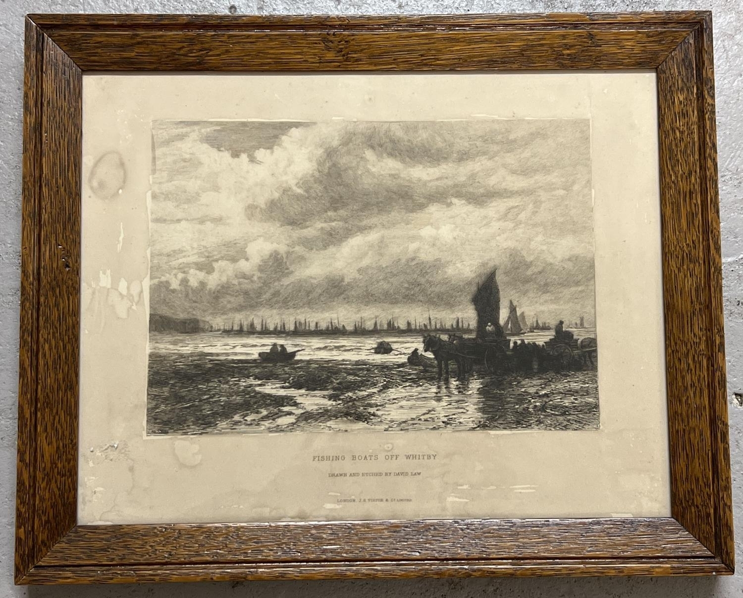 David Law | Fishing Boats Off Whitby | MutualArt