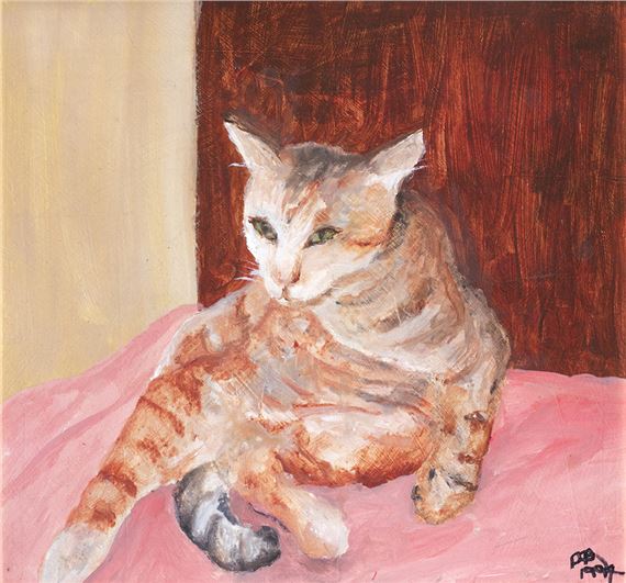 Dzulkifli Buyong | Cat With Green Eyes, 1994 (1994) | MutualArt