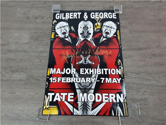 Gilbert & George | GILBERT & GEORGE TATE MODERN EXHIBITION POSTER ...