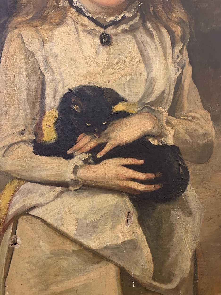 Henry Weigall | Portrait of the artist's daughter Rachel (b. 1880) with ...