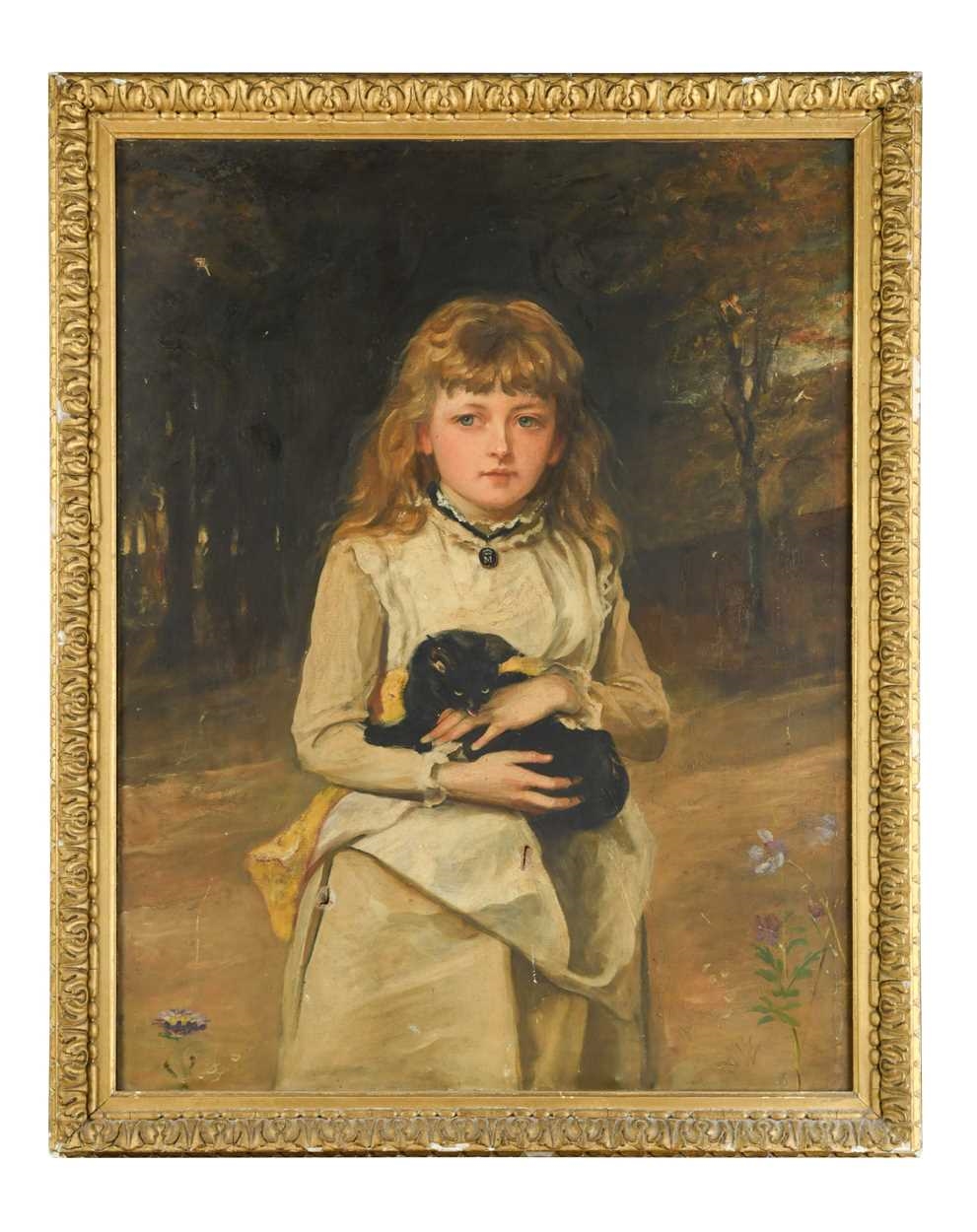 Henry Weigall | Portrait of the artist's daughter Rachel (b. 1880) with ...