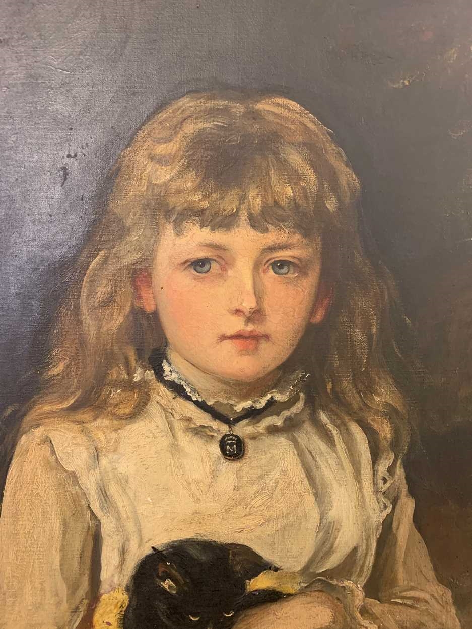 Henry Weigall | Portrait of the artist's daughter Rachel (b. 1880) with ...