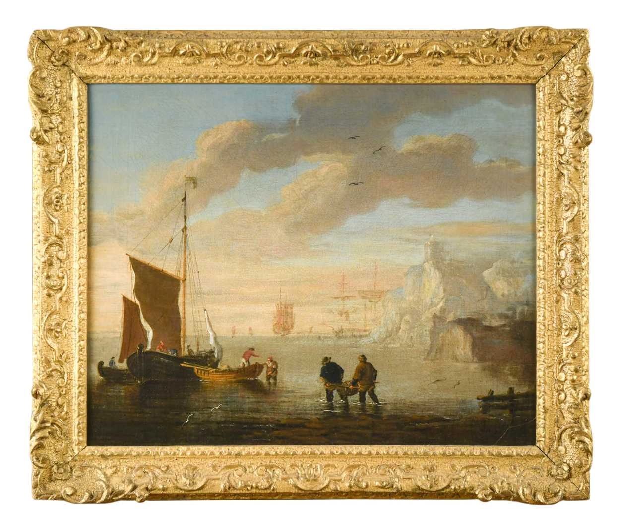 Willem Van Diest | Rough sea with ships | MutualArt