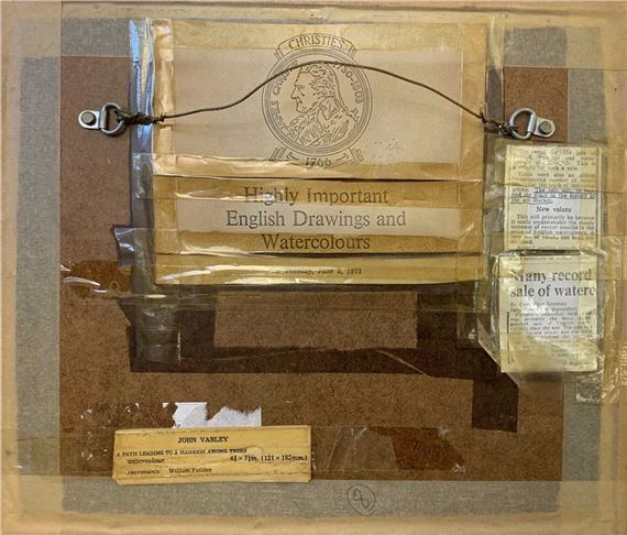 John Varley | Landscape with an olive tree and an Italianate villa in ...