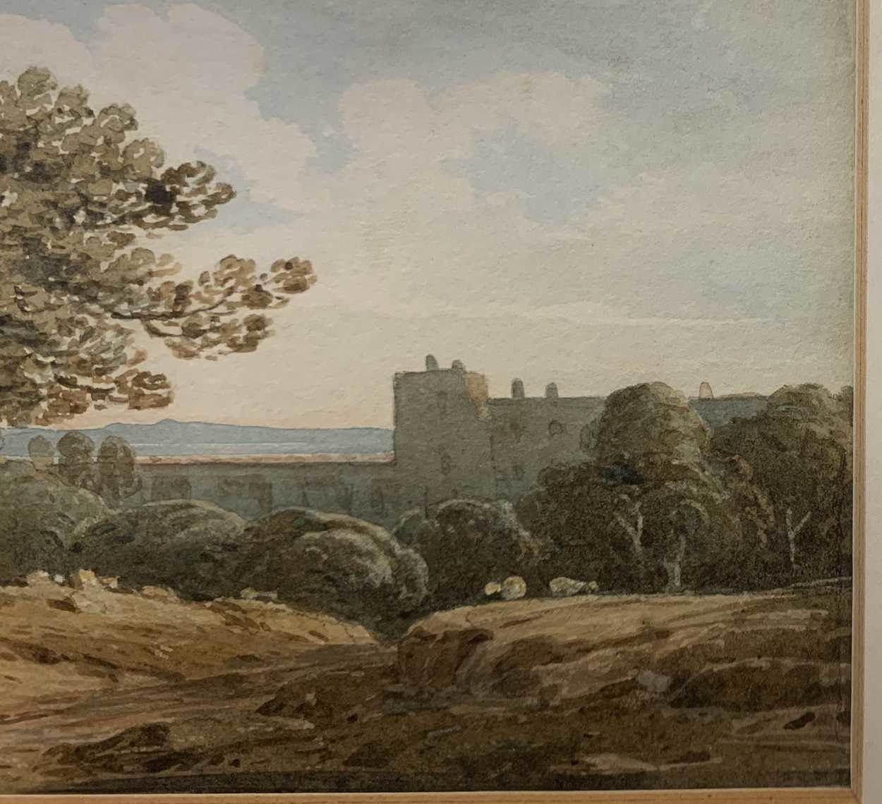 John Varley | Landscape with an olive tree and an Italianate villa in ...