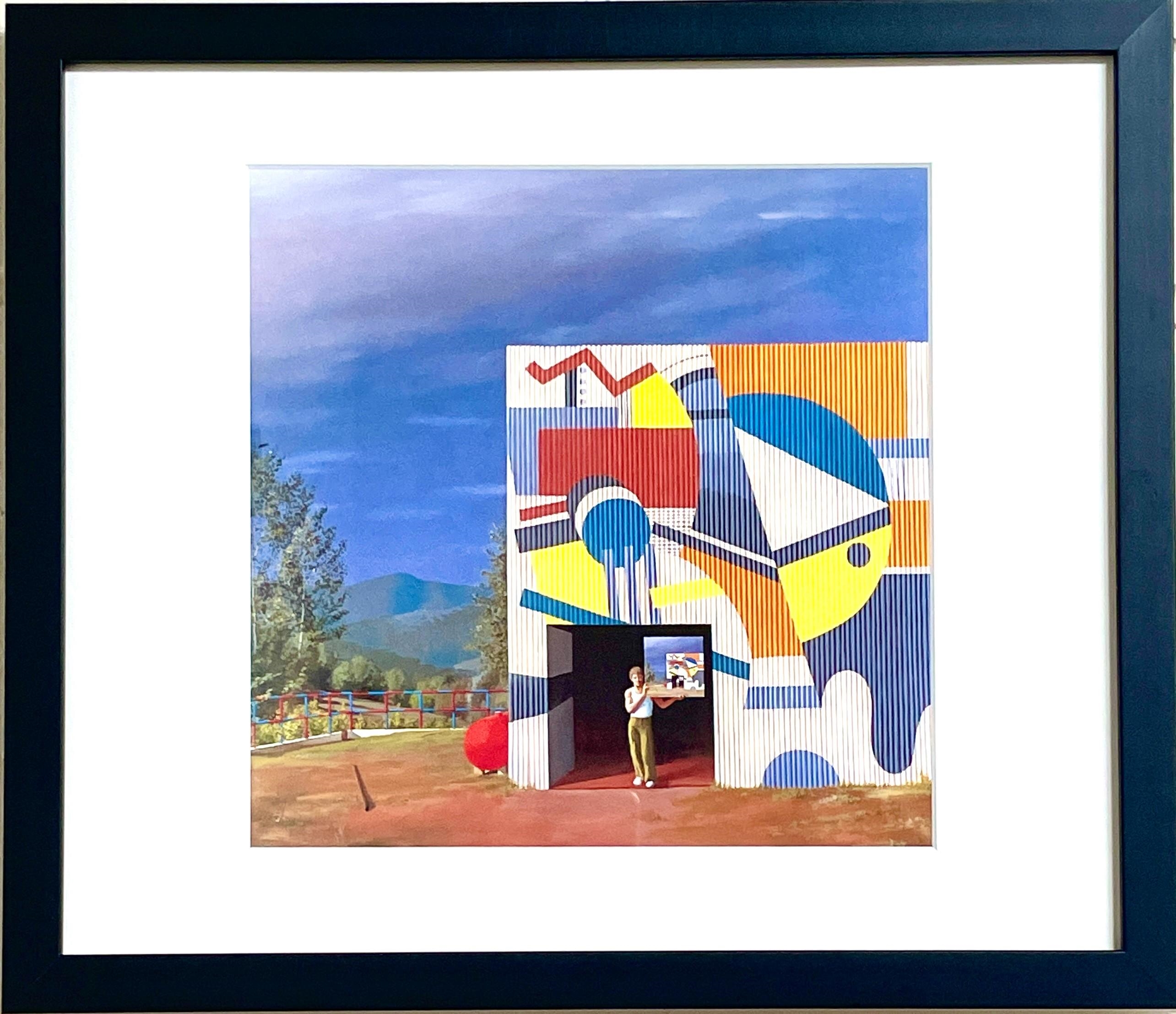 Jeffrey Smart | Jeffrey Smart - Painted Factory | MutualArt