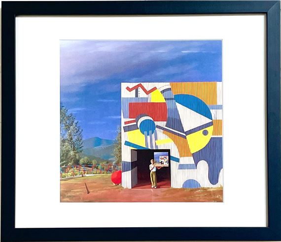 Jeffrey Smart | Jeffrey Smart - Painted Factory | MutualArt