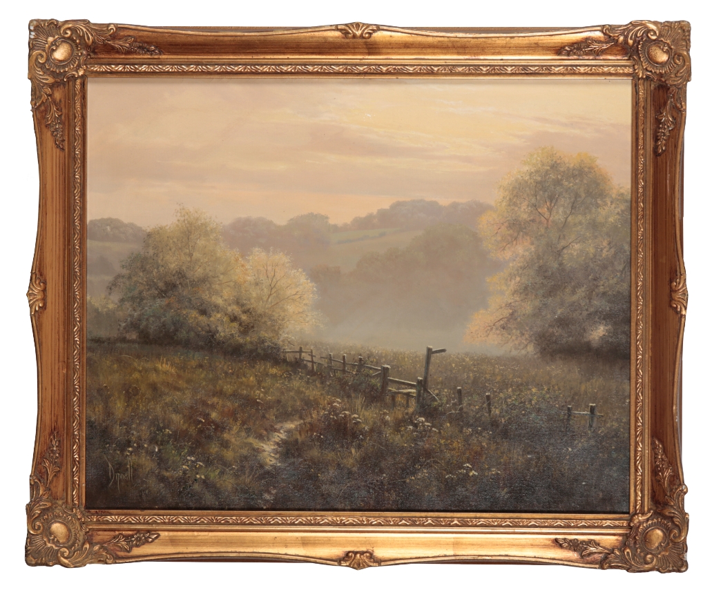 David Dipnall | A summers evening landscape | MutualArt