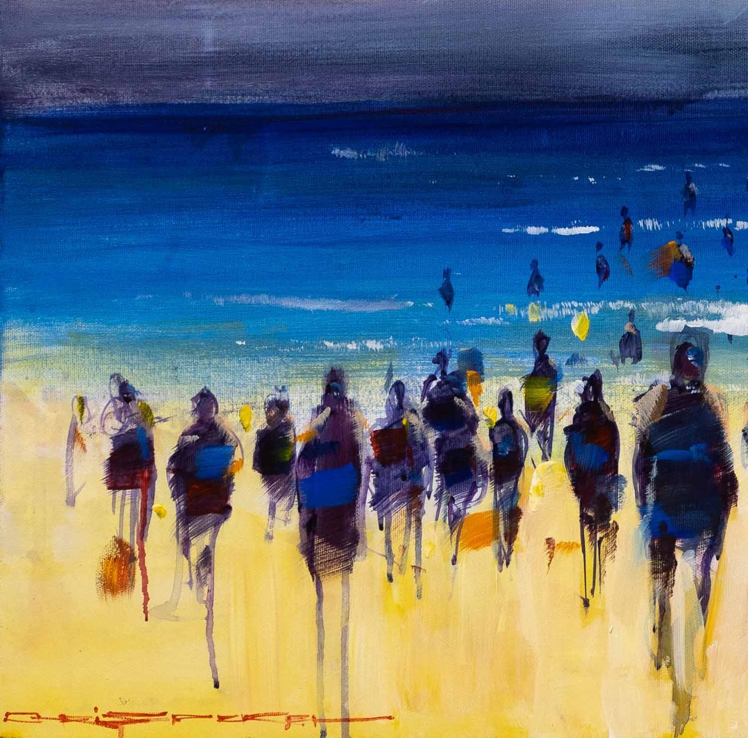 Chris Pekel | Beach Day (2022) | MutualArt