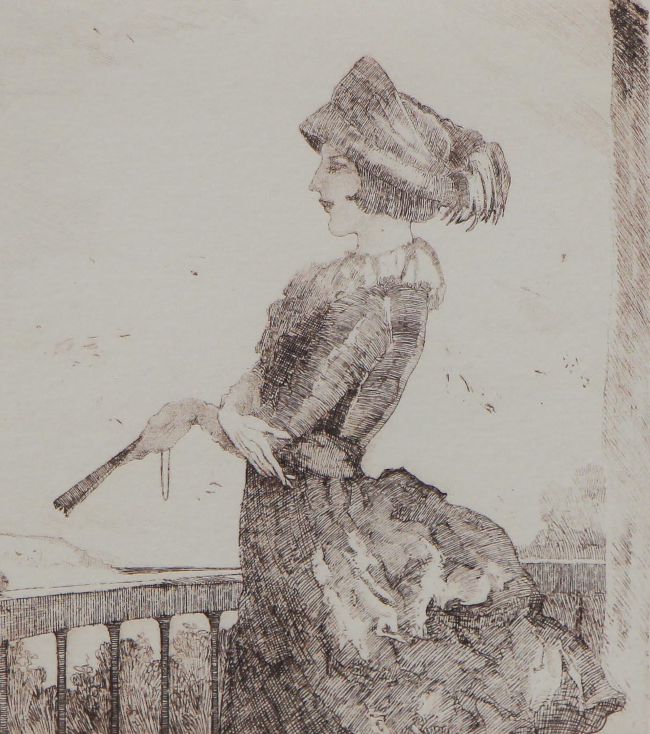 Adrian George Feint | The Balcony (1982) | MutualArt