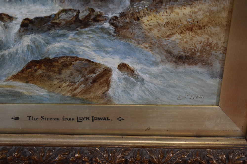 Edwin St. John | The Stream from Llyn Idwal | MutualArt