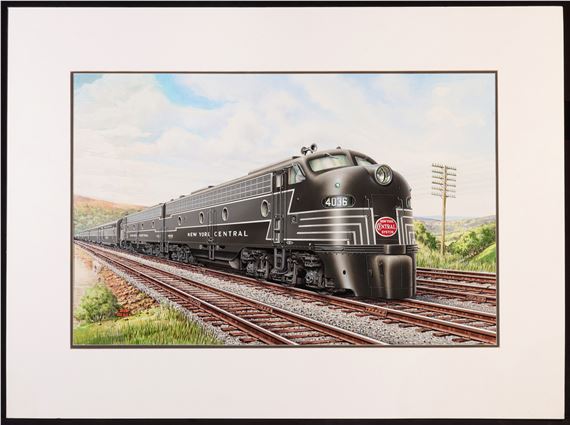 Benjamin J. Dedek | New York Central Lightning Stripe Locomotive (1952 ...