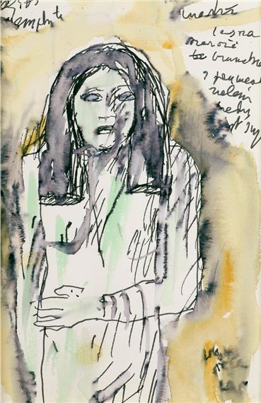 Józef Czapski | CIEMNOWŁOSA KOBIETA | MutualArt