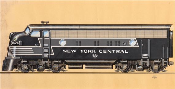 Benjamin J. Dedek | General Motors F3 Locomotive for The New York ...