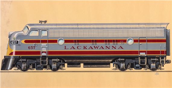 Benjamin J. Dedek | General Motors F3 Locomotive for The Lackawana ...