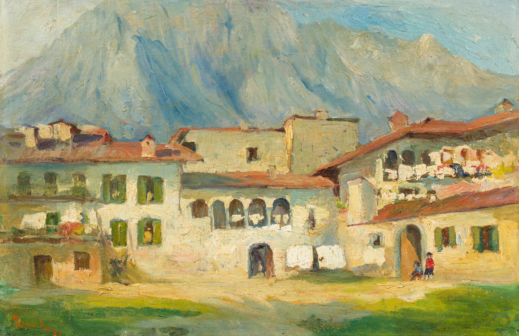 Luigi Rossi | Villaggio campestre | MutualArt