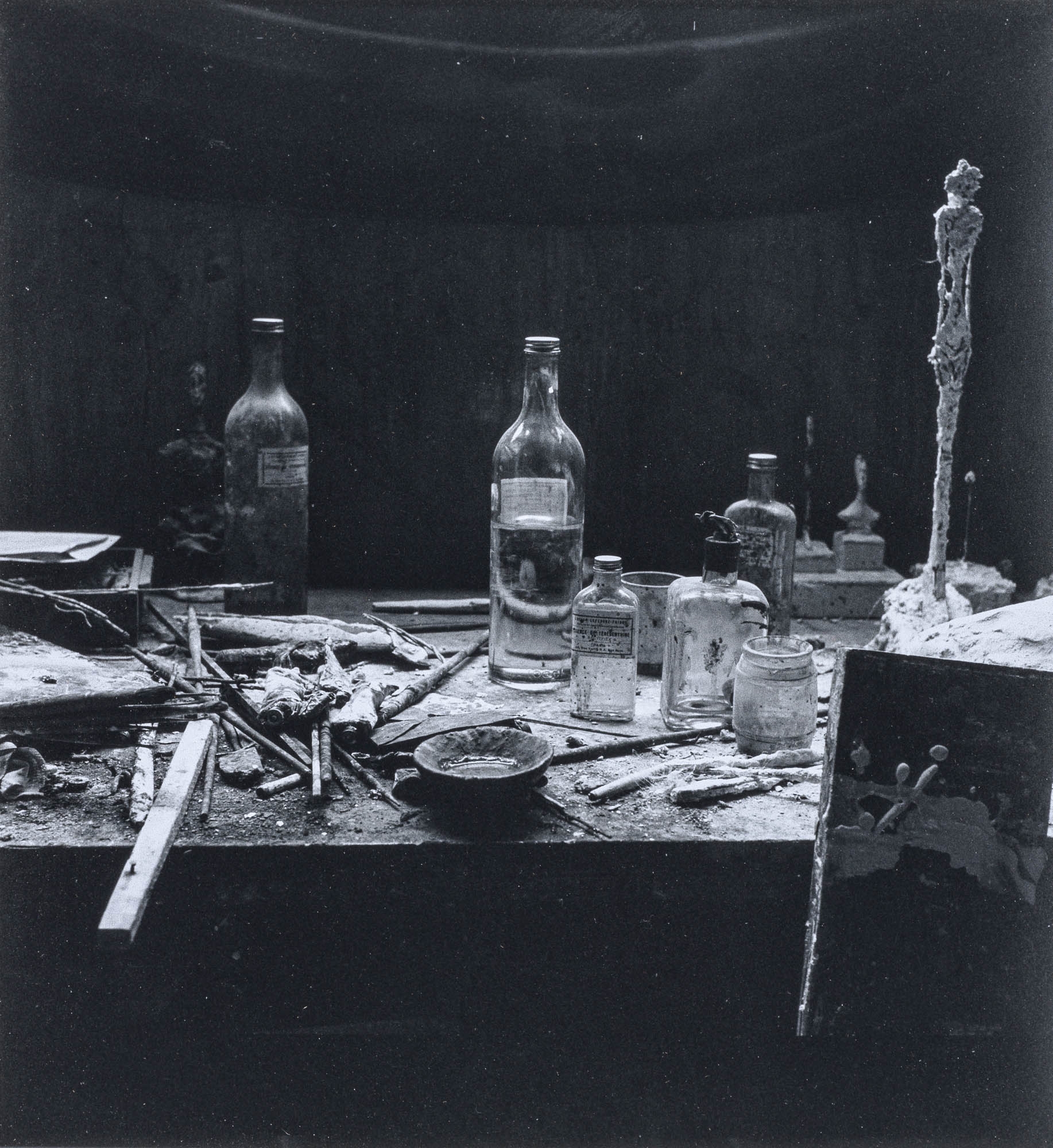 Ernst Scheidegger | Im Studio von Alberto Giacometti in Paris, um 1952 ...