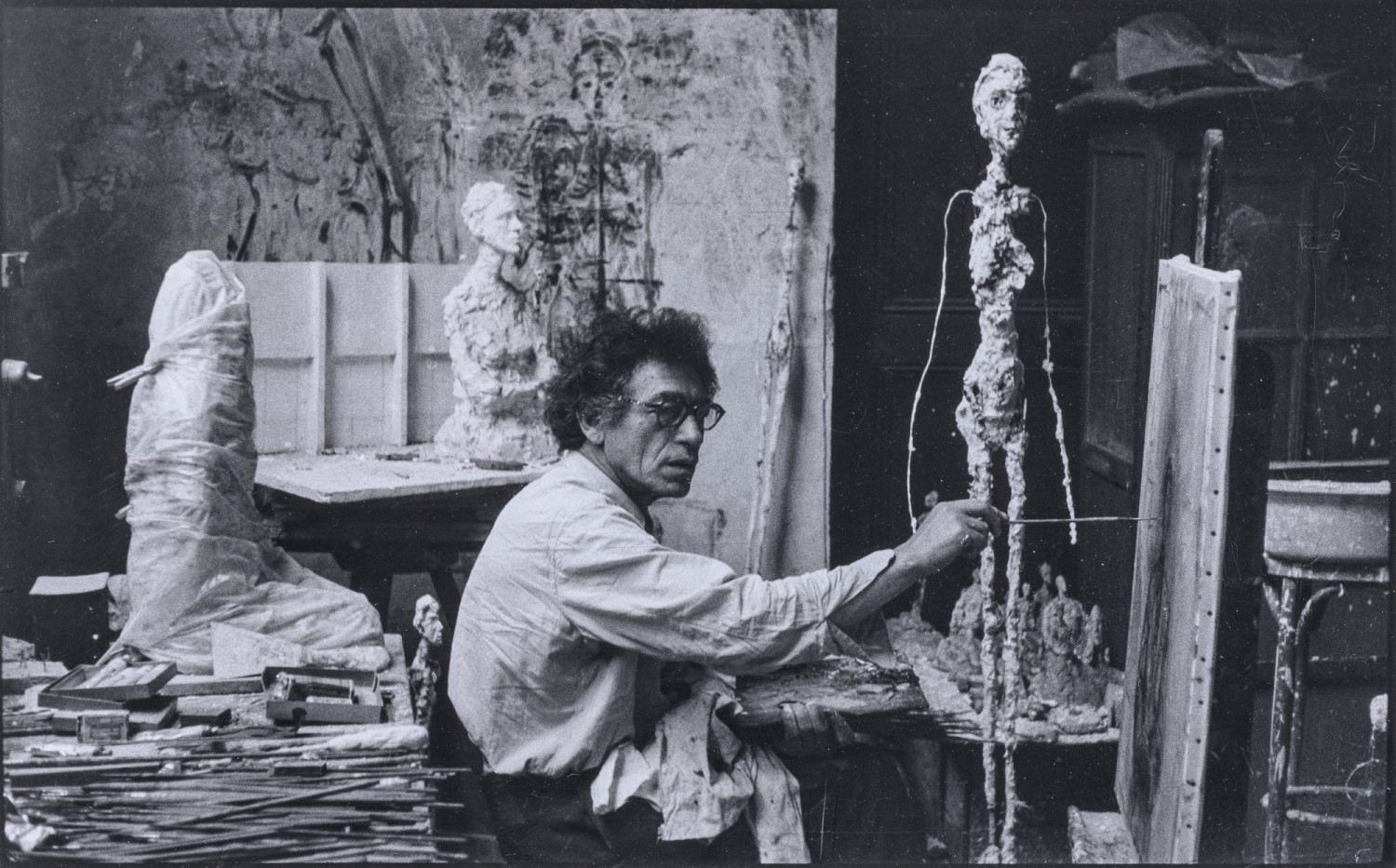 Ernst Scheidegger | Alberto Giacometti im Studio | MutualArt