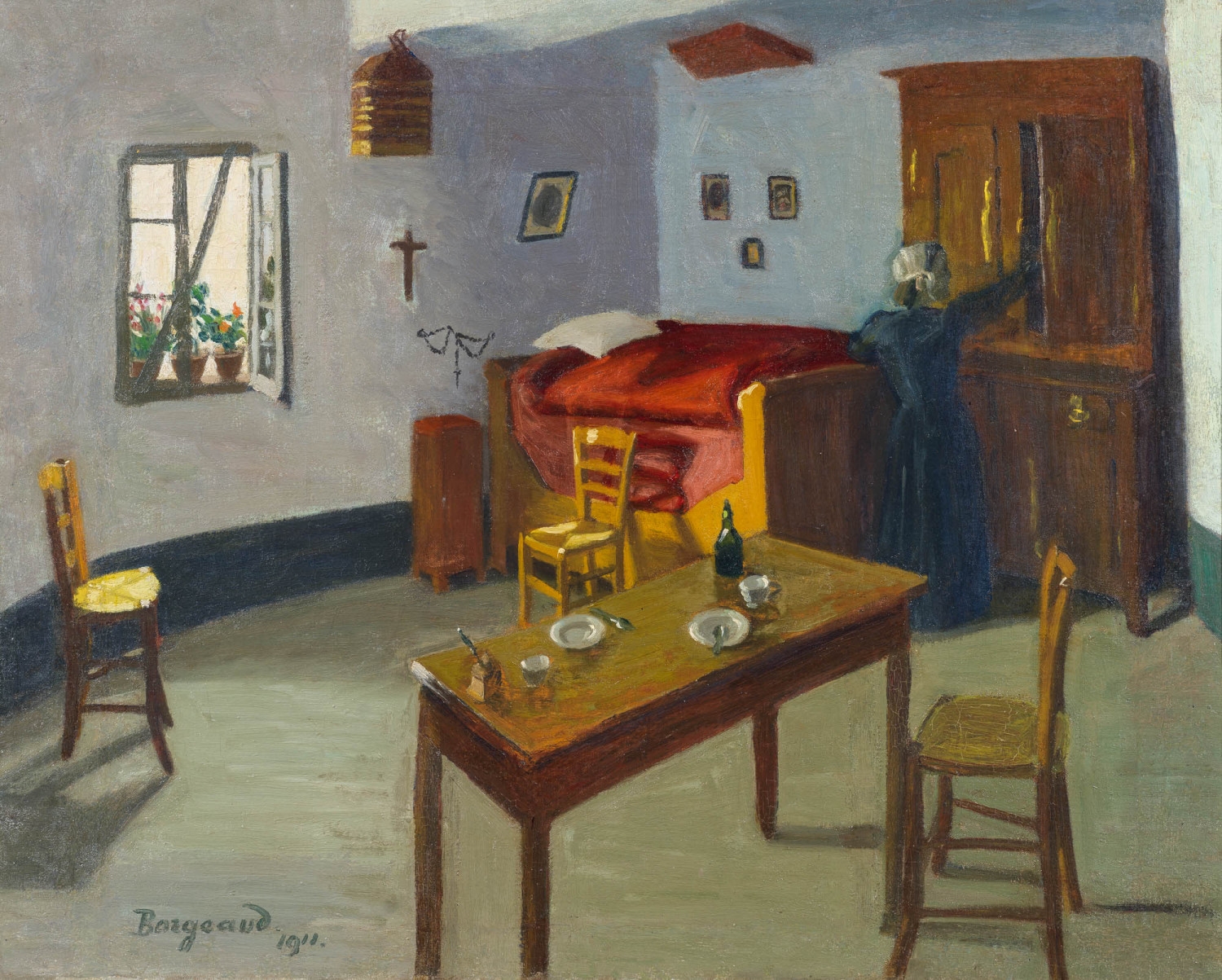 Marius Etienne François Borgeaud | La femme à l'armoire, 1911 (1911 ...