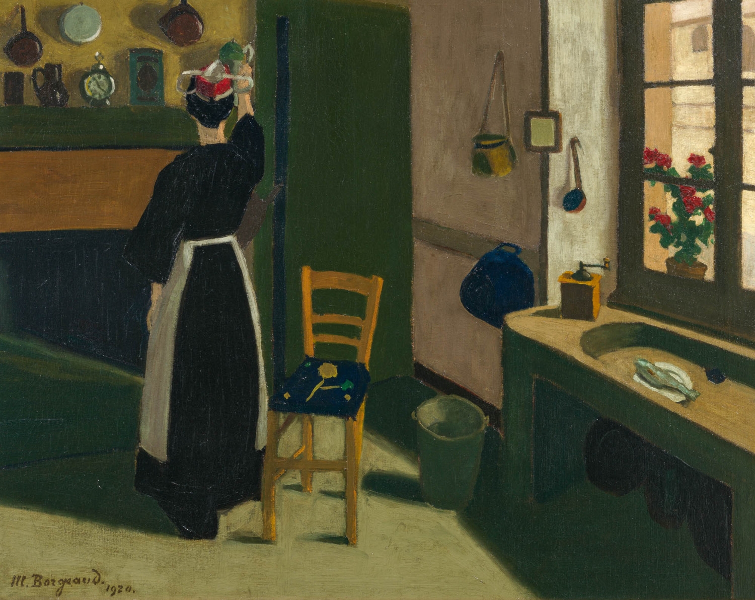 Marius Etienne François Borgeaud | La cuisine, 1920 (1920) | MutualArt