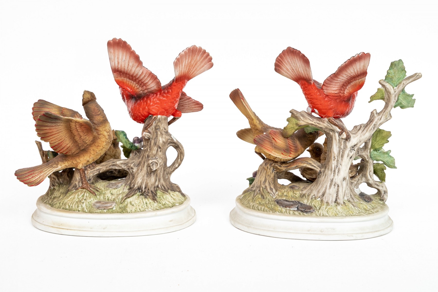 Jonathan Byron | A Pair Of Porcelain Figurines Of Cardinals By Jonathan ...